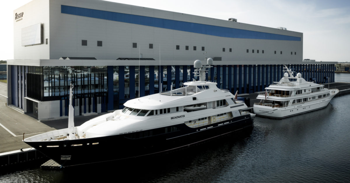 Feadship | Two famous Feadships come home together